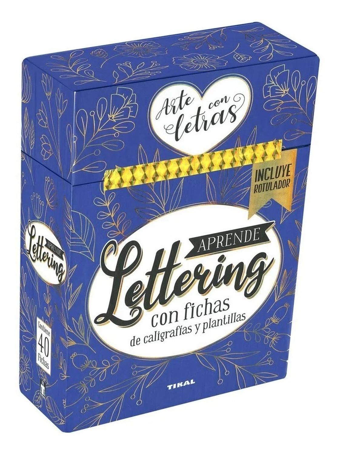 Arte Con Letras. Aprende Lettering. Con Fichas Caligrafia Ediciones ...